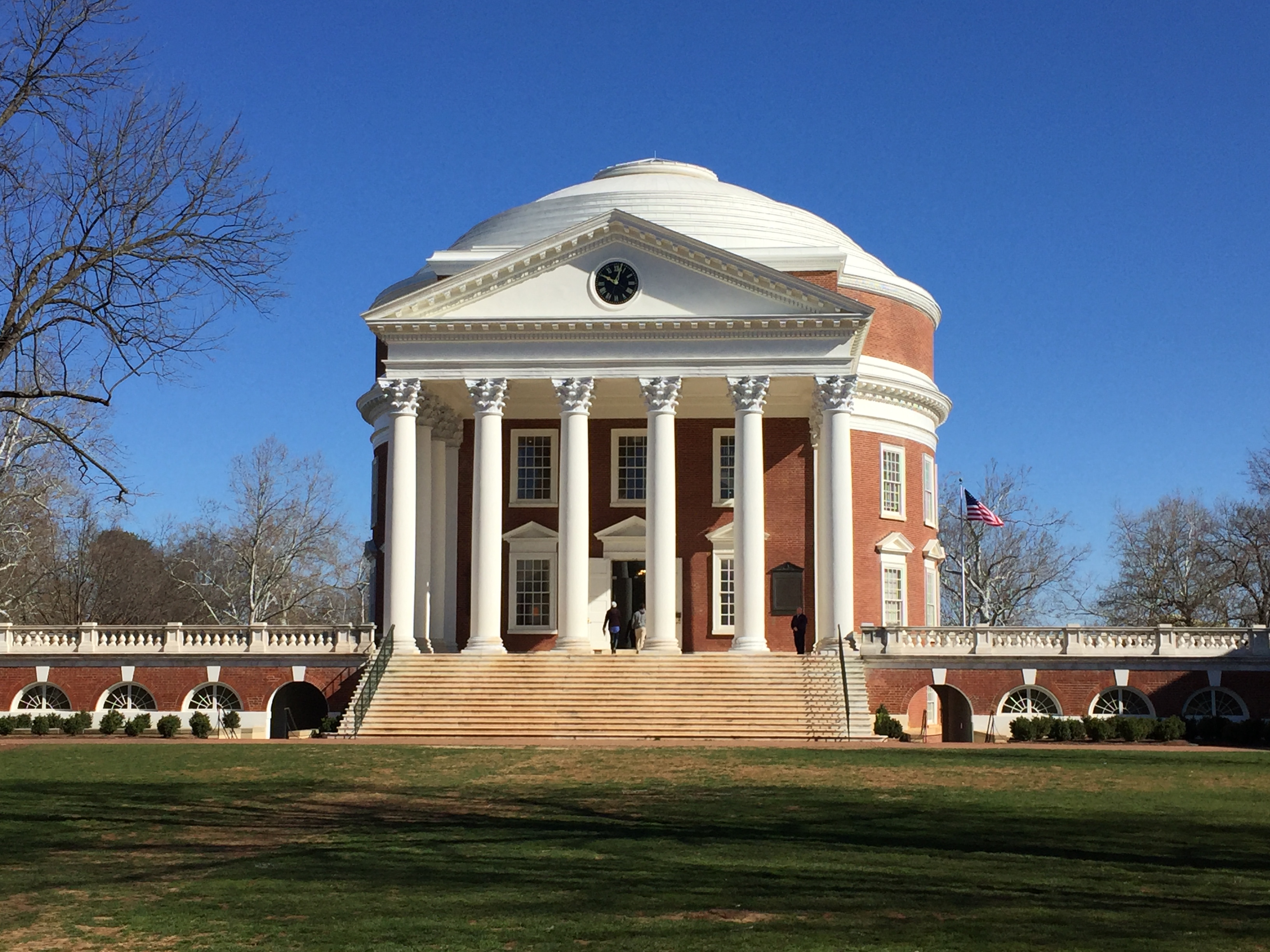 UVA Rotunda Lawn view | Roses in the Rubble